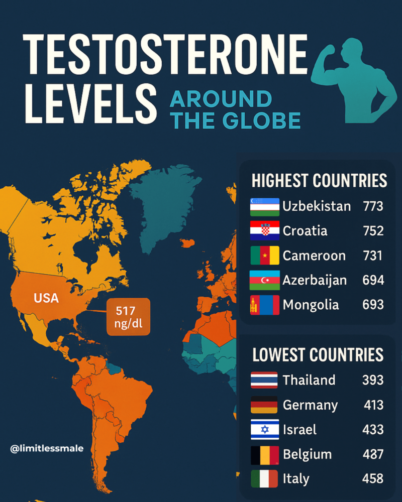 Testosterone Around the World: Where Does the U.S. Stack Up ...